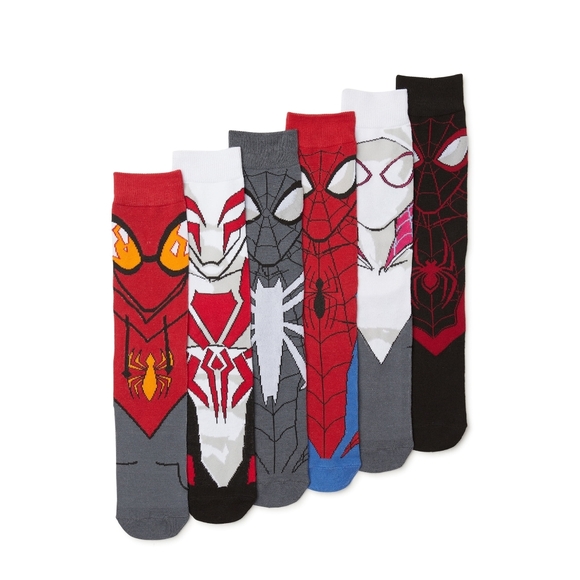 Marvel | Underwear & Socks | Marvel Red And White Casual Spiderman ...